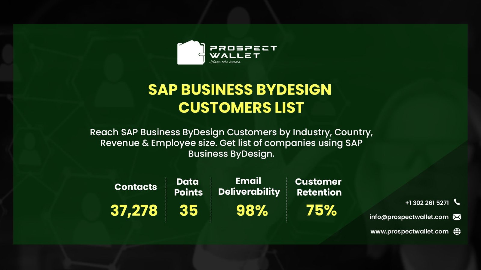 SAP Business ByDesign Users Email List